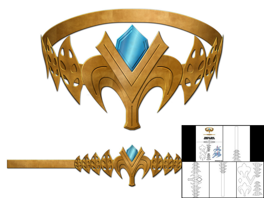 Template for Zelda Crown – The Foam Cave
